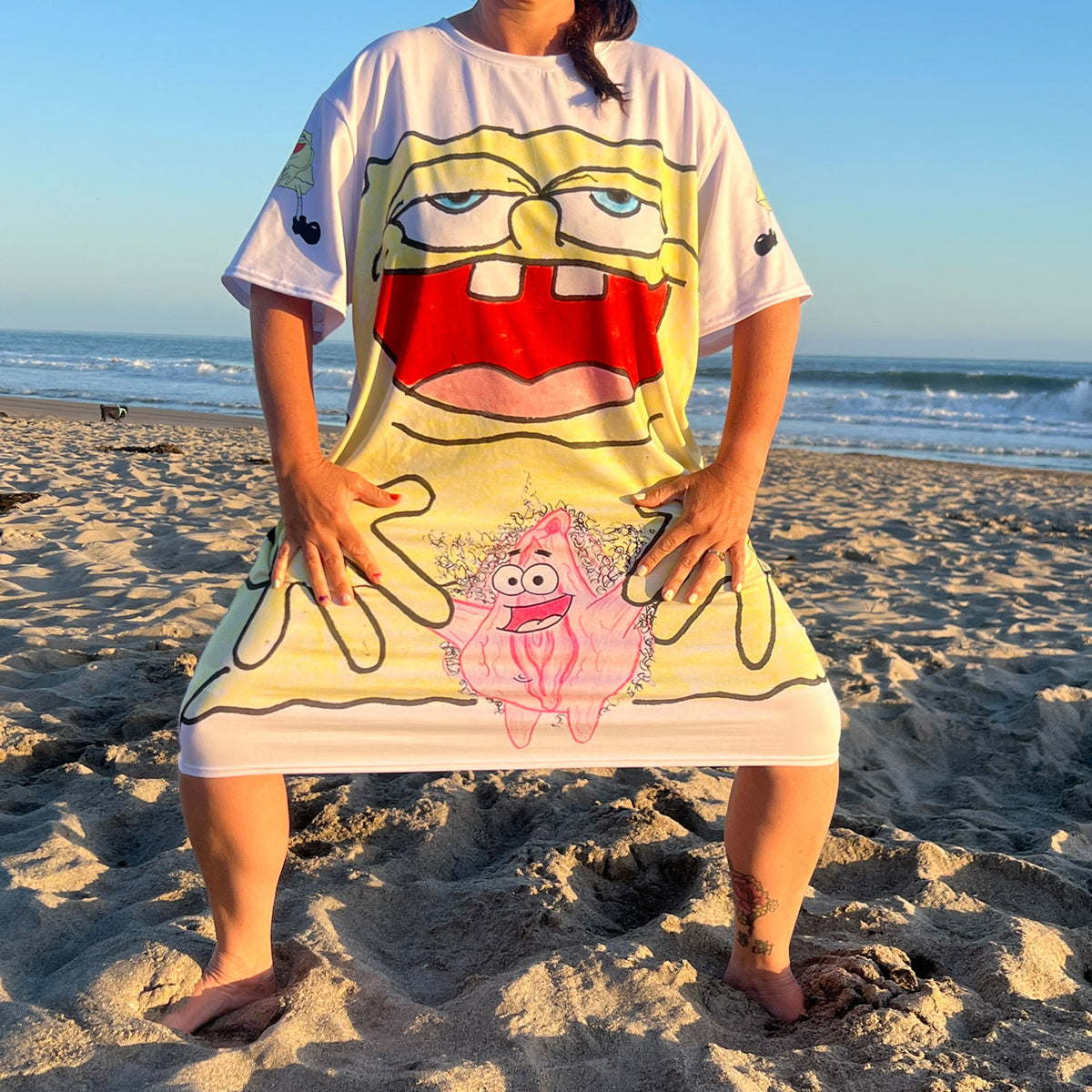 FREAKBOB OVERSIZED SLEEP SHIRT – POROUS WALKER