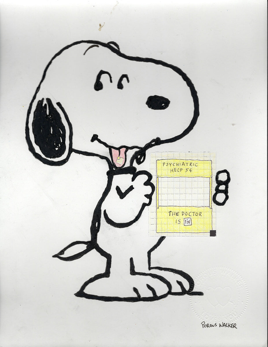 SNOOPY WITH SHEET – POROUS WALKER