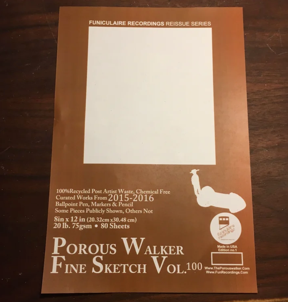 Porous Walker Fine Sketch, Vol. 100 edition 1 – POROUS WALKER
